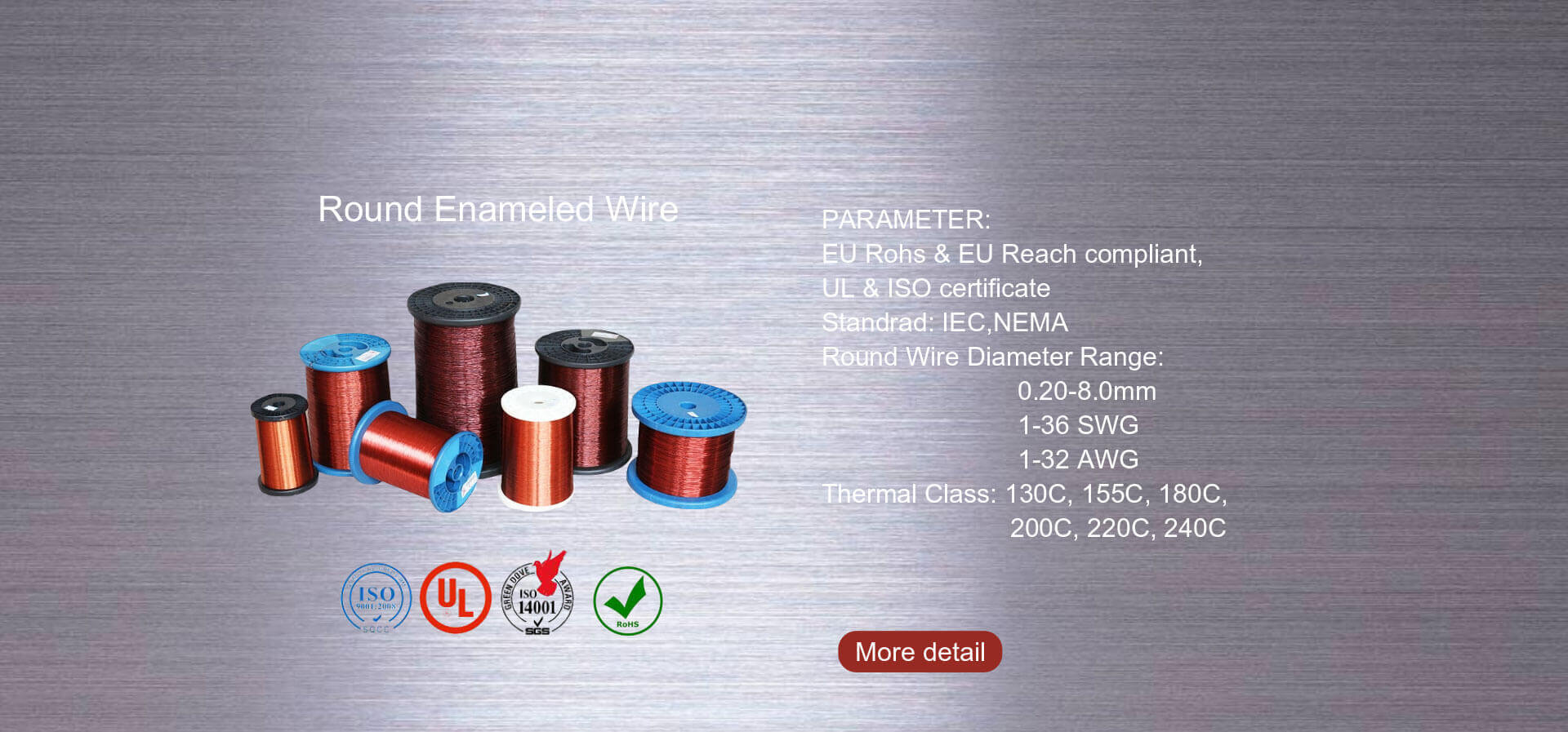 Fiberglass Covered Winding Wire,film coated wire,kapton insulated wire ...
